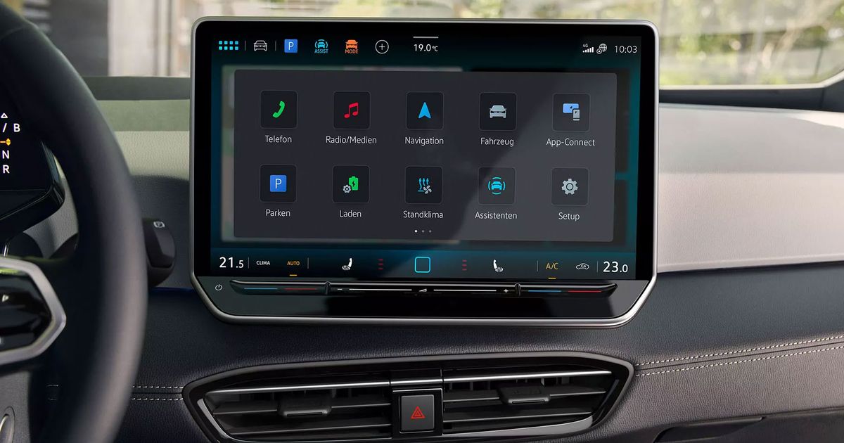 Novi VW ID.3 GTX | Infotainment sustav